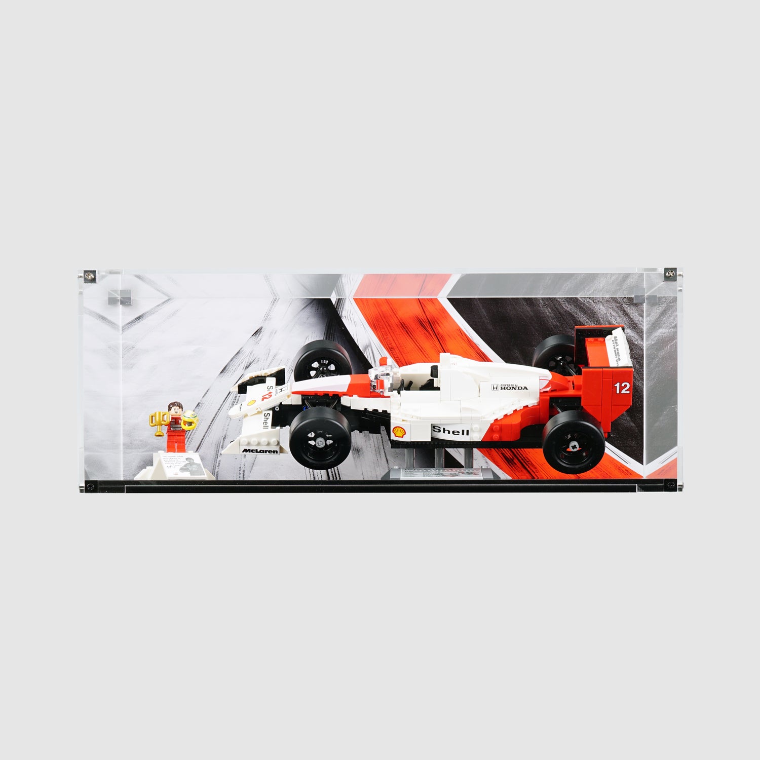 LEGO 10330 McLaren MP4/4 & Ayrton Senna Display Case | Made in ...