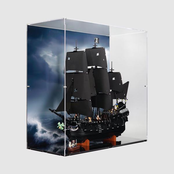 ONBRICK Custom Fit Acrylic Display Case for LEGO 10365 Captain Jack ...
