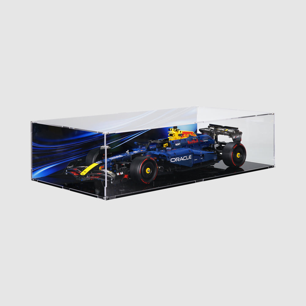 ONBRICK Custom Fit Acrylic Display Case for LEGO 42206 Oracle Red Bull ...