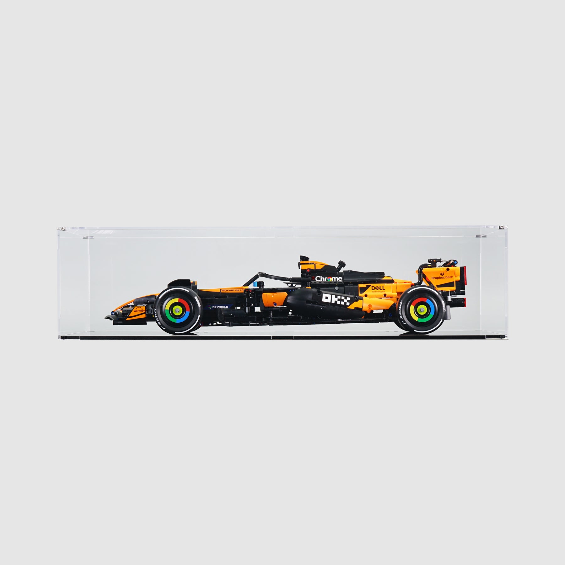 ONBRICK Custom Fit Acrylic Display Case for LEGO 42228 McLaren MCL39 F1 ...