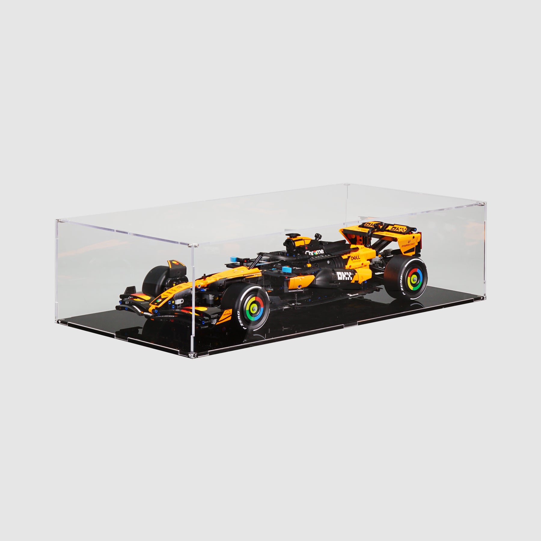 ONBRICK Custom Fit Acrylic Display Case for LEGO 42228 McLaren MCL39 F1 ...