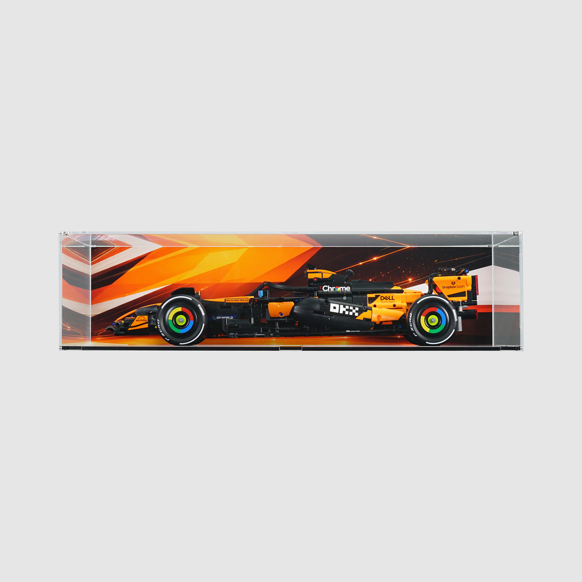 ONBRICK Custom Fit Acrylic Display Case for LEGO 42228 McLaren MCL39 F1 ...