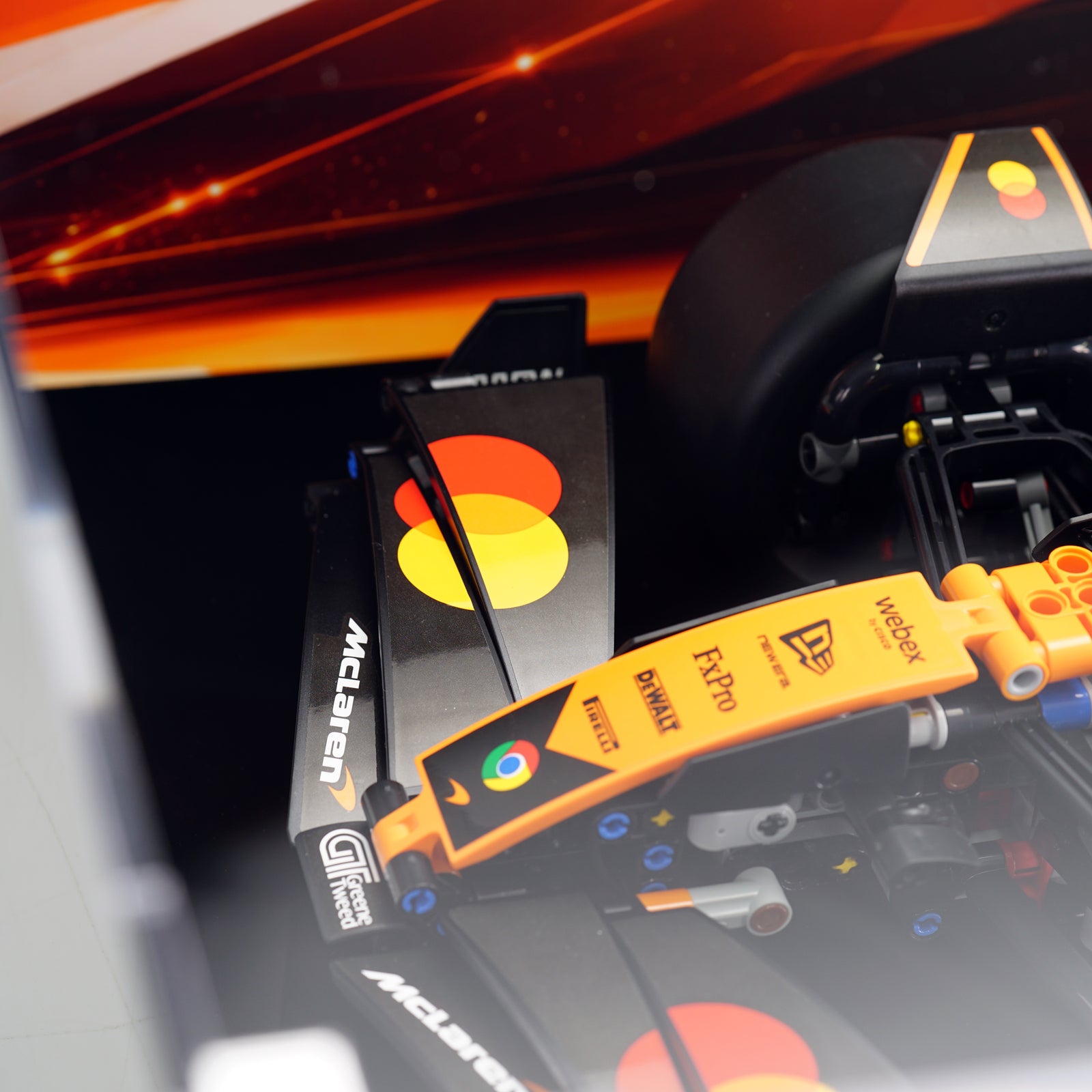 ONBRICK Custom Fit Acrylic Display Case for LEGO 42228 McLaren MCL39 F1 ...