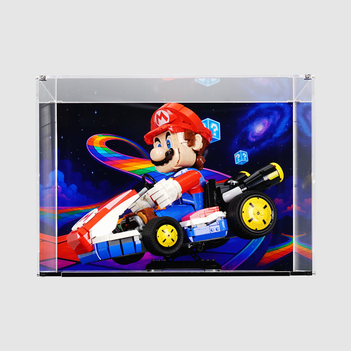 ONBRICK Custom Fit Acrylic Display Case for LEGO 72037 Mario Kart ...