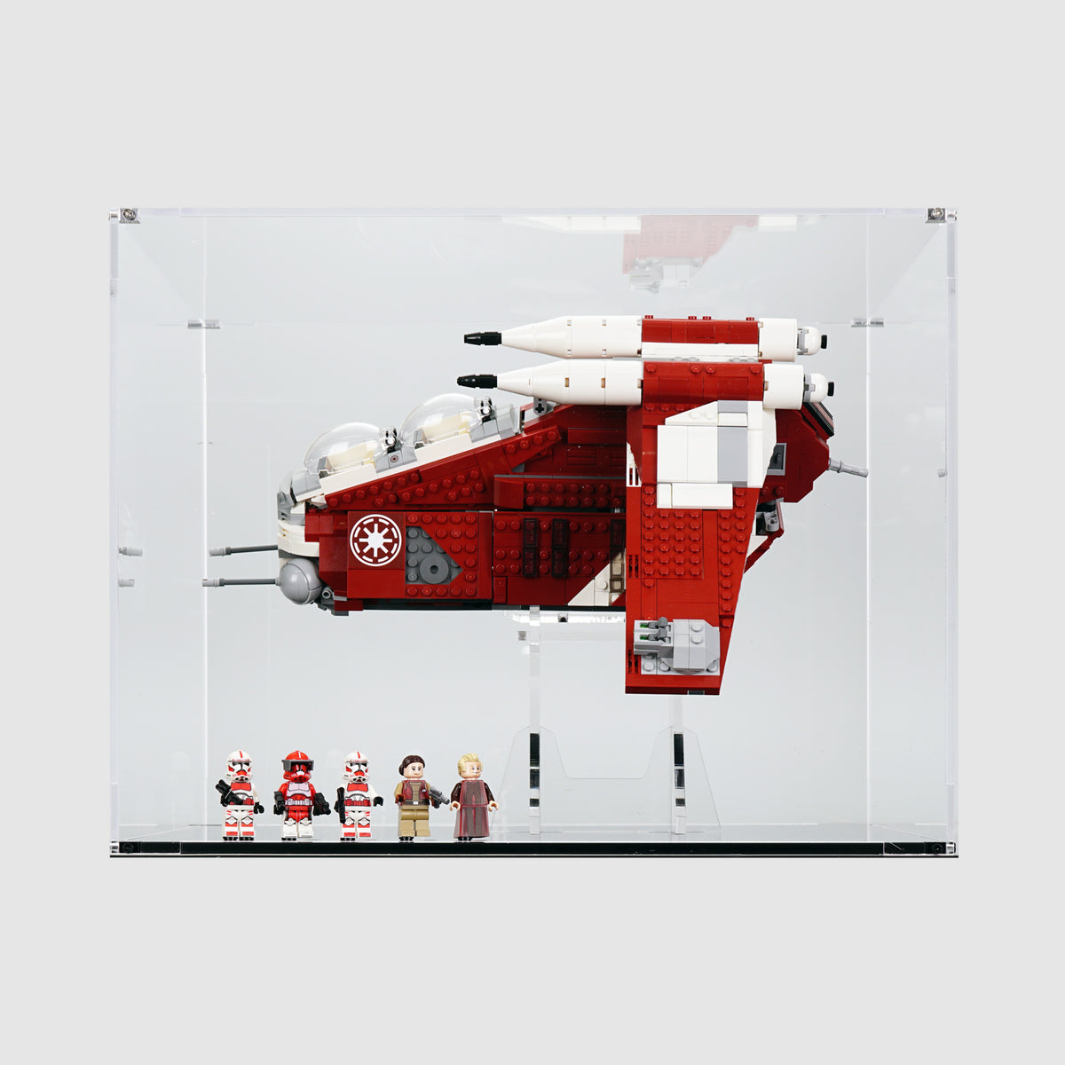 75354 Coruscant Guard Gunship™ LEGO Display Case | ONBRICK | Made in ...