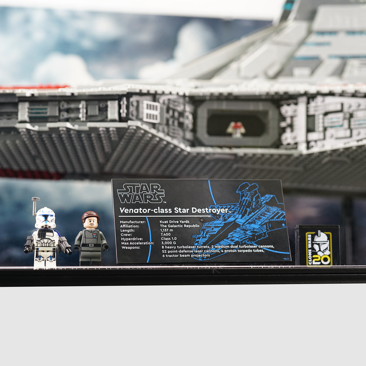 LEGO 75367 UCS Venator-Class Republic Attack Cruiser Display Case ...