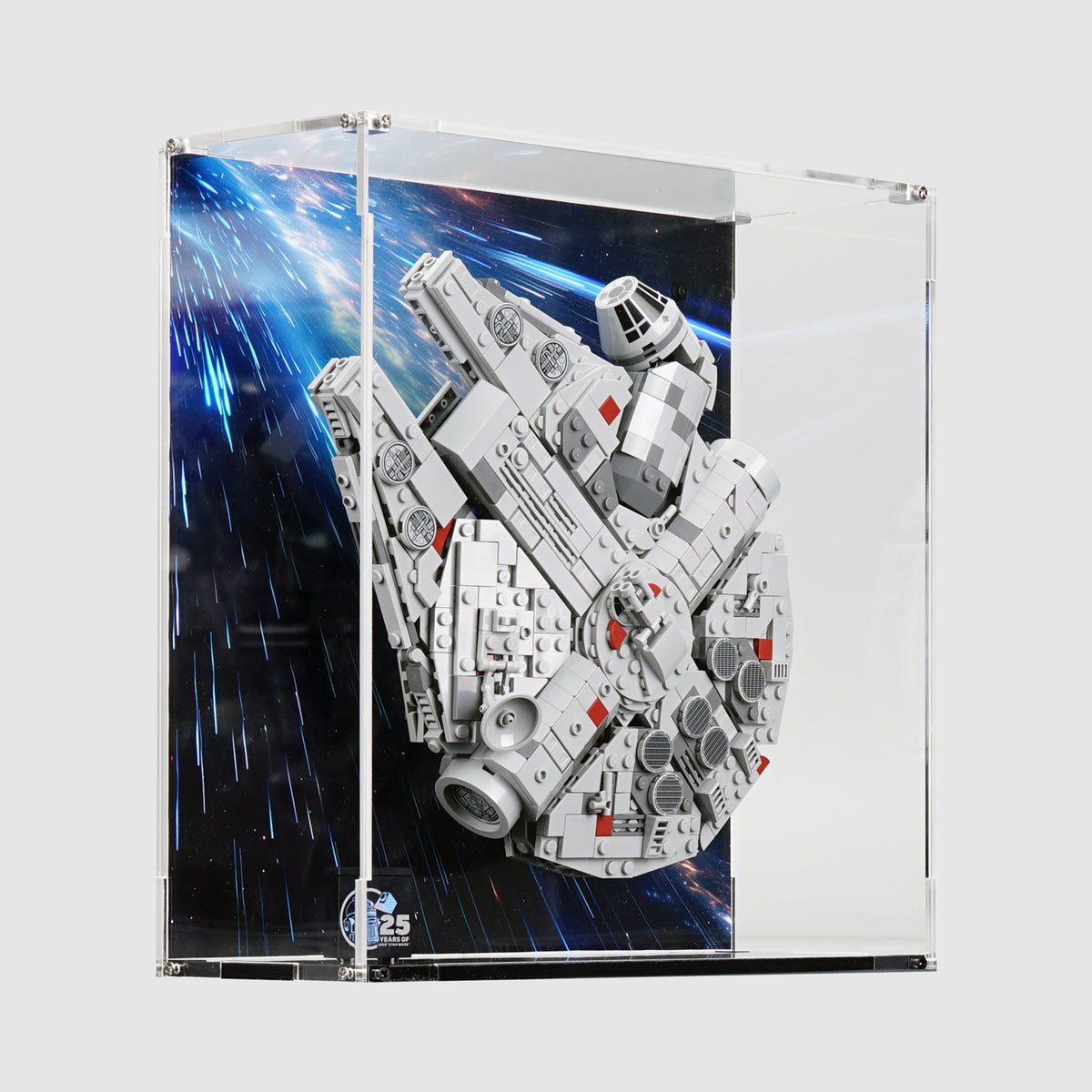 75375 Millennium Falcon™ (Vertical) LEGO Display Case | ONBRICK | Made ...