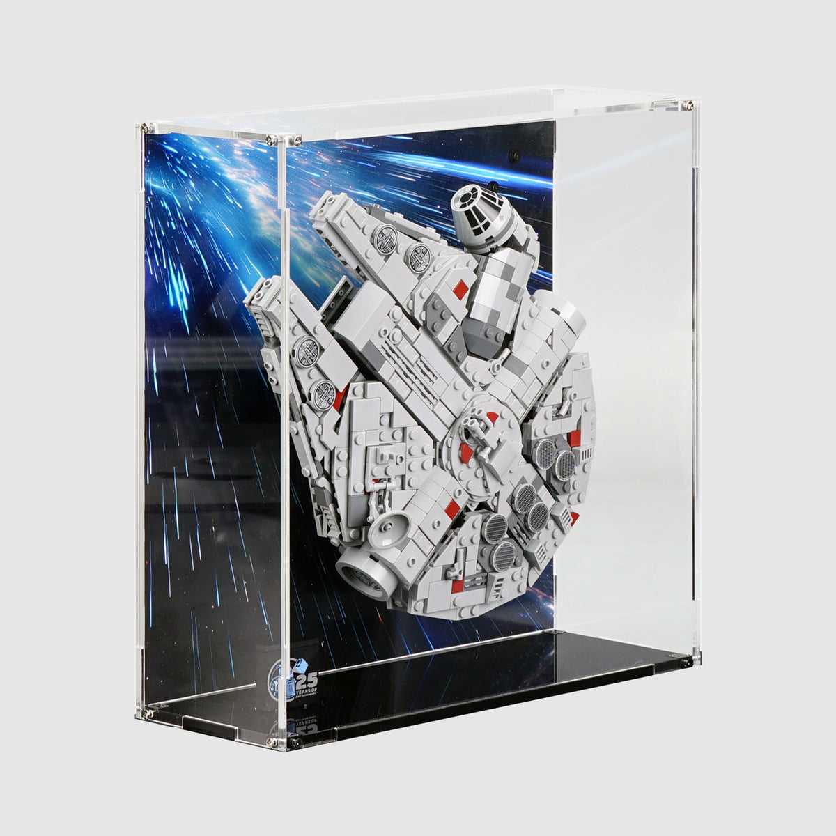 75375 Millennium Falcon™ (Vertical) LEGO Display Case | ONBRICK | Made ...