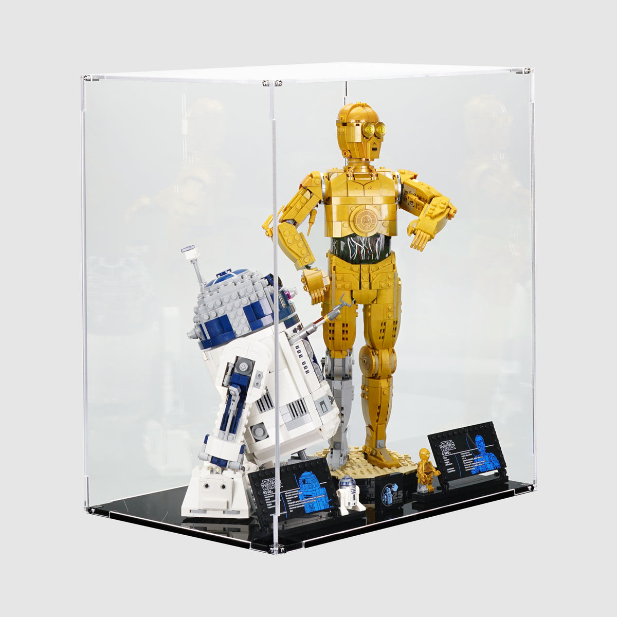 LEGO 75398 C-3PO™ & 75379 R2-D2™ Display Case | Made in Australia · ONBRICK